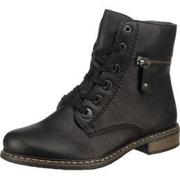 Rieker Lace-Up Ankle Boots female size 42 Black