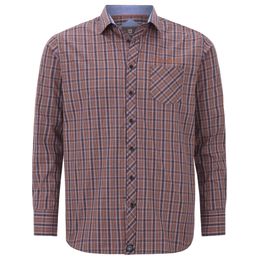 Jan Vanderstorm Button Up Shirt ' Bjornman ' male size 7XL Orange / Black / White