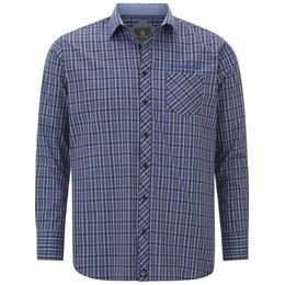 Jan Vanderstorm Button Up Shirt ' Bjornman ' male size 7XL Blue / Black
