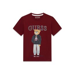 Guess Shirt boy size 146 Pueblo / Anthracite / Dark red / White