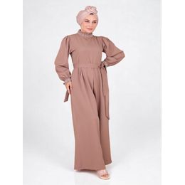 Modamihram Kleid Damen Gr&ouml;&szlig;e 40 taupe Sommerkleid