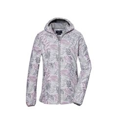 Killtec Outdoorjacke 'Softshelljacke KOS 56 Damen Kapuze Outdoorjacke Blumenmuster' Damen Gr&ouml;&szlig;e XXXL wei&szlig;