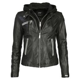 Maze Lederjacke 'Mico' Damen Gr&ouml;&szlig;e XXL schwarz Sommerjacke