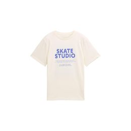 Tom Tailor T-Shirt Jungen Gr&ouml;&szlig;e 128 blau / wei&szlig;