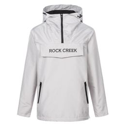 Rock Creek Jacke Damen Gr&ouml;&szlig;e M hellgrau / schwarz Sommerjacke