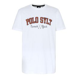POLO SYLT T-Shirt Jungen Gr&ouml;&szlig;e 122/128 blutrot / schwarz / wei&szlig;