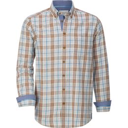 Babista Hemd 'Delvano' Herren Gr&ouml;&szlig;e XXXL beige / blau / wei&szlig;