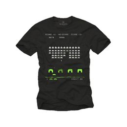 MAKAYA Shirt 'Invader' male size XXXL Black