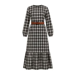 Modamihram Kleid Damen Gr&ouml;&szlig;e 42 schwarz / wei&szlig; Sommerkleid