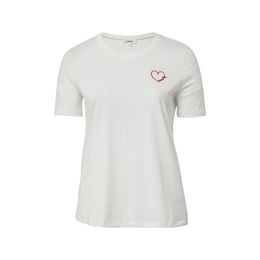 S.oliver Curve T-Shirt Damen Gr&ouml;&szlig;e XXL rot / offwhite