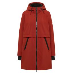 Cecil Mantel Damen Gr&ouml;&szlig;e S rot / schwarz