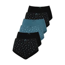 Petite Fleur By Lascana Slip Damen Gr&ouml;&szlig;e XS t&uuml;rkis / schwarz / wei&szlig;
