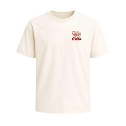 Neverless Shirt 'Pizza Lovers Club' male size 4XL Beige