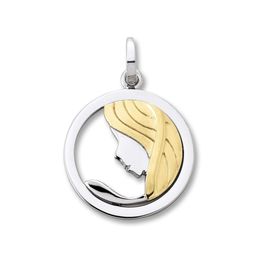 ONE ELEMENT Anh&auml;nger 'Jungfrau' Damen Gr&ouml;&szlig;e One Size gold / silber