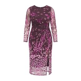 Ulla Popken Kleid Damen Gr&ouml;&szlig;e 58 braun Sommerkleid