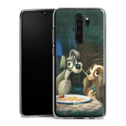 DeinDesign Xiaomi Redmi Note 8 Pro Handy Silikon H&uuml;lle Case transparent Handyh&uuml;lle Lady And The Tramp Disney Official Licensed Product Silikon Case