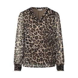 Street One Bluse Damen Gr&ouml;&szlig;e XXXL beige / braun / dunkelbraun