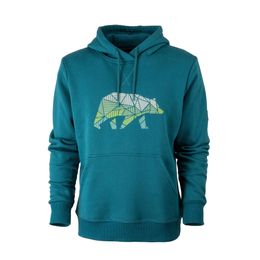 Forsberg Sweatshirt Herren Gr&ouml;&szlig;e L grau / gr&uuml;n / petrol