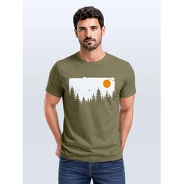 Neverless Shirt 'Forest' Herren Gr&ouml;&szlig;e M gr&uuml;n