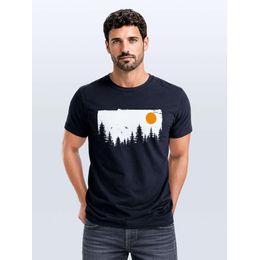 Neverless Shirt 'Forest' Herren Gr&ouml;&szlig;e L navy
