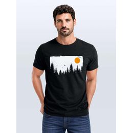 Neverless Shirt 'Forest' Herren Gr&ouml;&szlig;e M schwarz