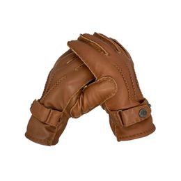 Glow Hamburg Fingerhandschuhe 'FW01-04XX-1' Herren Gr&ouml;&szlig;e S/M braun