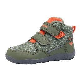 Kangaroos Sneaker Jungen Gr&ouml;&szlig;e 28 grau / gr&uuml;n / orange