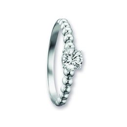 ONE ELEMENT Ring Damen Gr&ouml;&szlig;e 52 silber / transparent