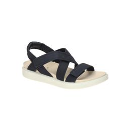 Ecco Sandale 'Ecco Soft Sandalen blau marine Nubuck 238813' Damen Gr&ouml;&szlig;e 39 blau