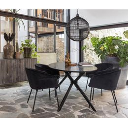 Tchibo - Woood Esstisch &raquo;Bruno&laquo; - 1x233x115cm - schwarz -
