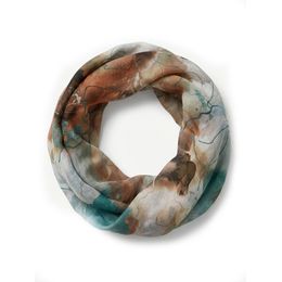 styleBREAKER Tube Scarf 'Loop Schal mit Aquarell Glow Muster' female size One size Brown