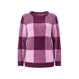 LAURAS&Oslash;N Sweater female size XXL Purple / Bordeaux