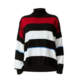 Touch&eacute; Priv&eacute; Sweater female size M Blue / Red / Black / White