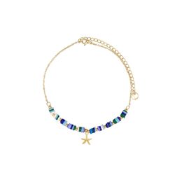 Heideman Fu&szlig;kette 'Freja' Damen Gr&ouml;&szlig;e One Size navy / t&uuml;rkis / gold / grasgr&uuml;n