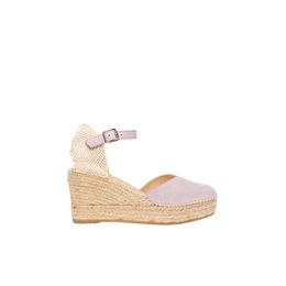Alhamas Sandals 'Alpargata Cu&ntilde;a 8 cm' female size 37 Lilac