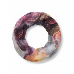 styleBREAKER Tube Scarf 'Loop Schal mit Aquarell Glow Muster' female size One size Rose