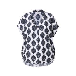 Studio Untold Bluse Damen Gr&ouml;&szlig;e XXXL/4XL schwarz / offwhite