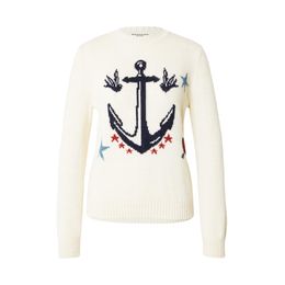 Weekend Max Mara Sweater 'NITRA' female size XS Night blue / Opal / Red / Wool white