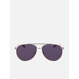Longchamp Sonnenbrille Damen Gr&ouml;&szlig;e 58 silber