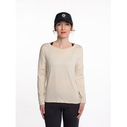 Mymotus Funktionsshirt 'mymotus , longsleeve shirt, beige YW33' Damen Gr&ouml;&szlig;e M beige