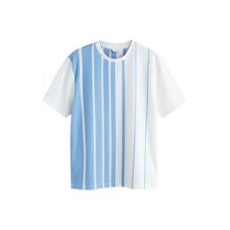 next T-Shirt Herren Gr&ouml;&szlig;e XS hellblau / wei&szlig;