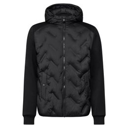 Street One Men Steppjacke mit Sweat-&Auml;rmeln Herren Gr&ouml;&szlig;e S schwarz Sommerjacke