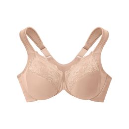 Glamorise WonderWire St&uuml;tz-BH mit Spitze Damen Gr&ouml;&szlig;e 85 beige