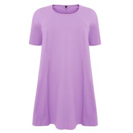 Yoek Kleid Damen Gr&ouml;&szlig;e 50/52 lila Sommerkleid