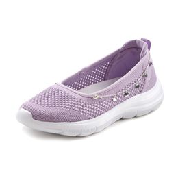 Lascana Ballerina Damen Gr&ouml;&szlig;e 41 flieder Sommerschuhe