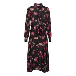 Kaffe Kleid 'Dorita' Damen Gr&ouml;&szlig;e 36 beige / dunkellila / fuchsia / schwarz Sommerkleid