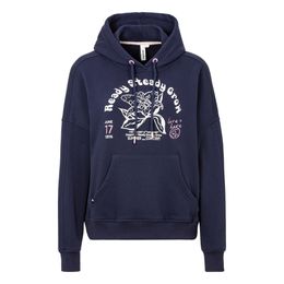 Ragwear Sweatshirt Damen Gr&ouml;&szlig;e XL nachtblau / pink / wei&szlig;