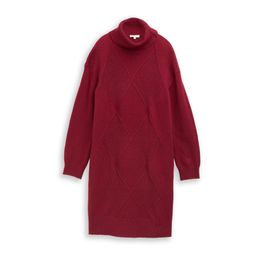 Tom Tailor Knitted dress female size L mottled red