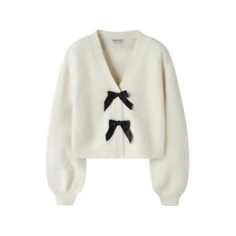 name it Strickjacke 'NKFRINA' M&auml;dchen Gr&ouml;&szlig;e 158/164 wei&szlig;