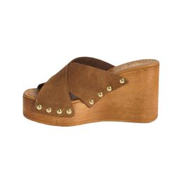 Desa Slippers female size 38 Brown